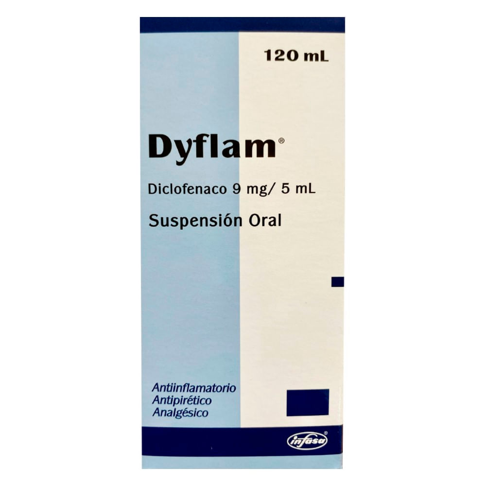Dyflam 9mg/5ml suspension oral frasco x 120ml - Siman El Salvador