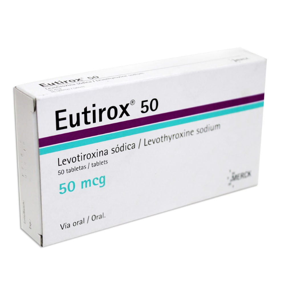 Eutirox 50mcg x 50 tabletas - Siman El Salvador