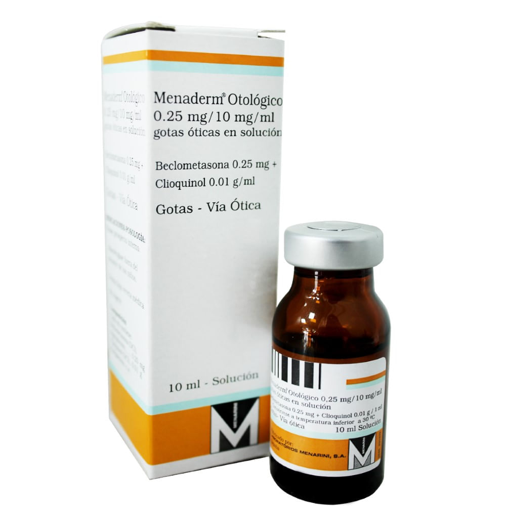 Menaderm otologico frasco 10 ml - Siman El Salvador