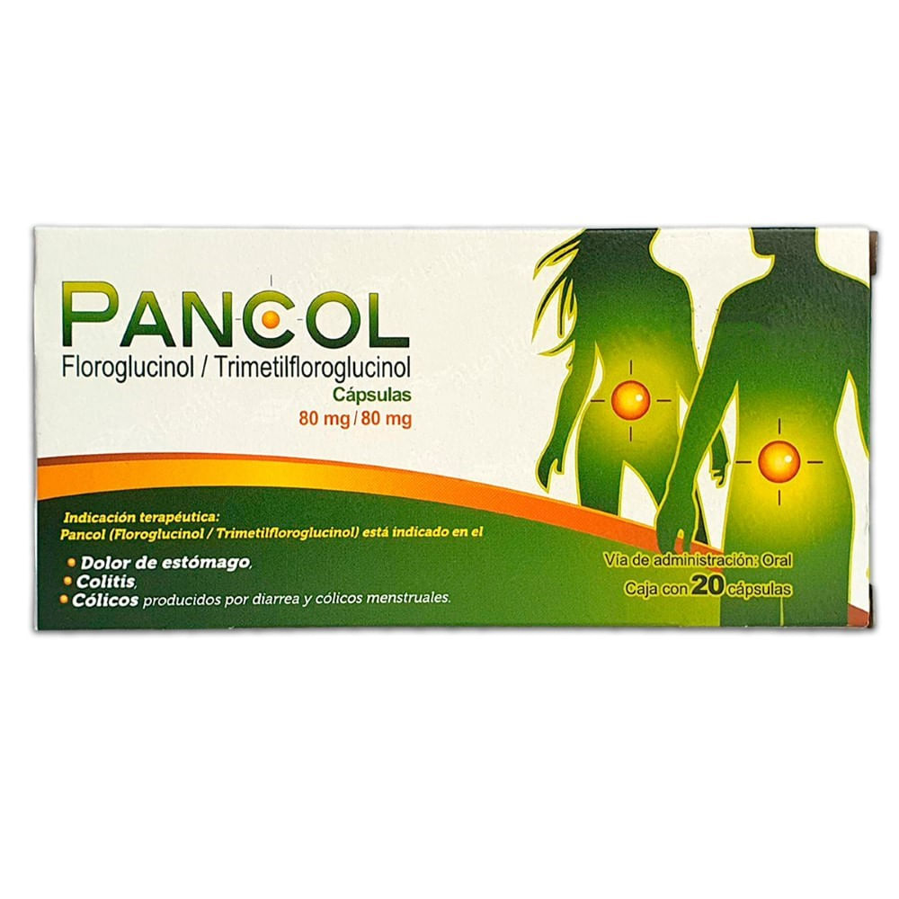 Pancol 80mg/80mg x 20 capsulas - Siman El Salvador