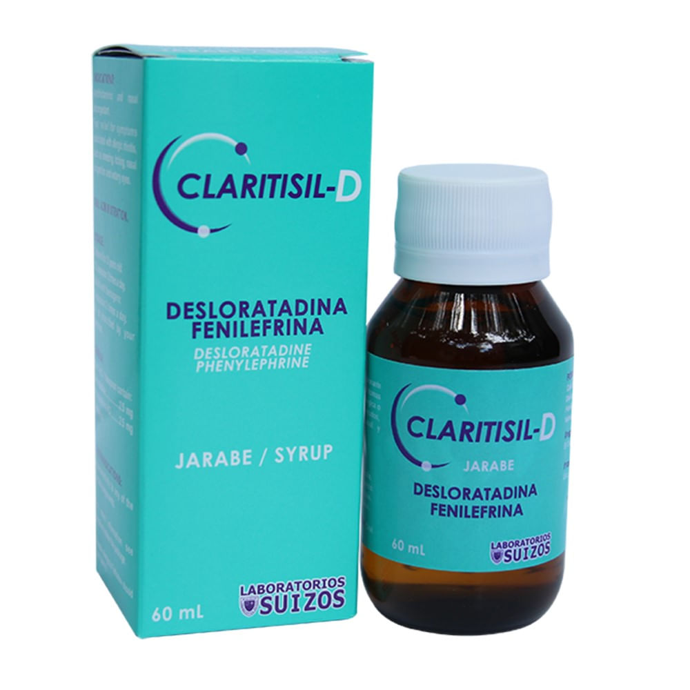 Claritisil-d jarabe frasco 60ml - Siman El Salvador