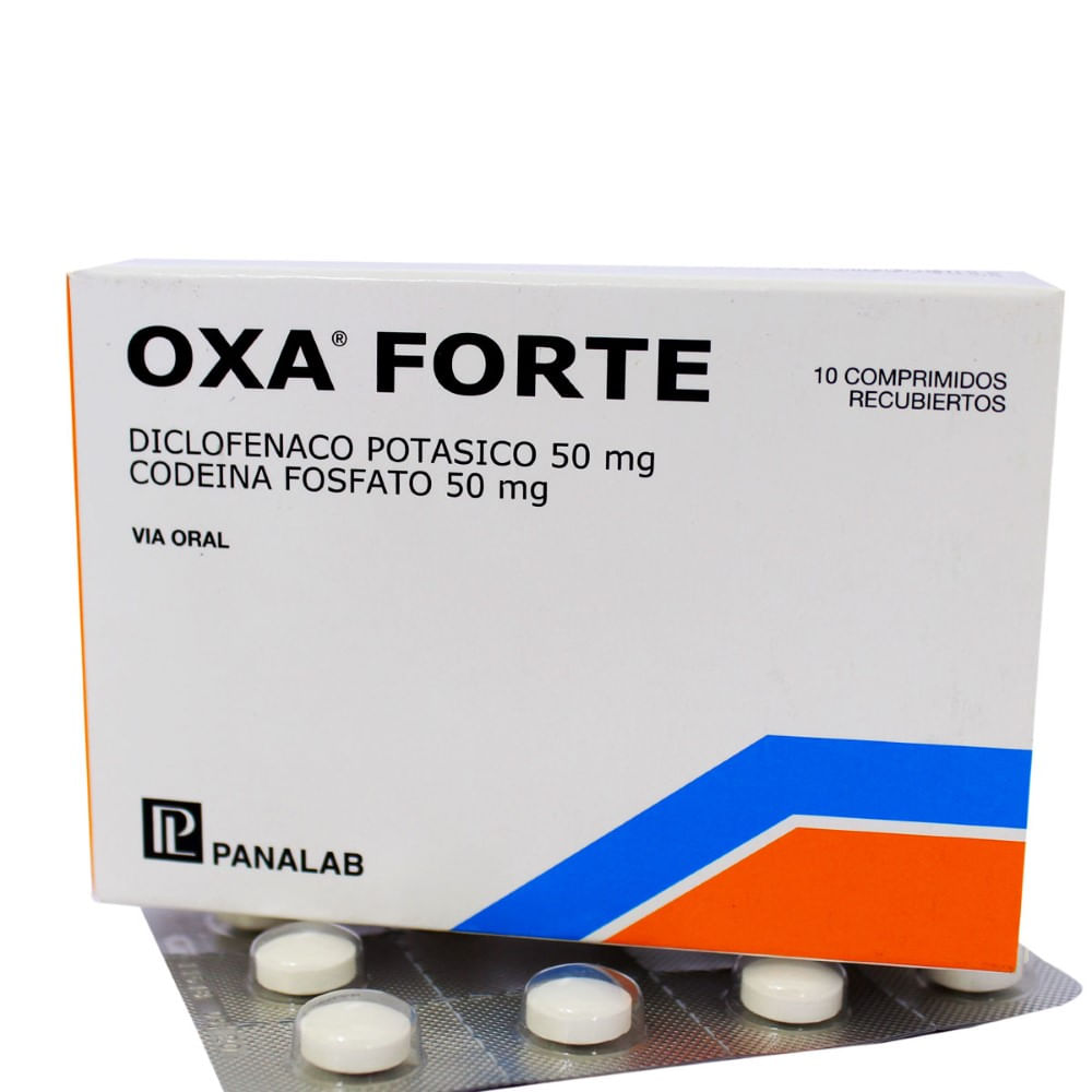 Oxa forte 50mg/50mg x 10 comprimidos - Siman El Salvador