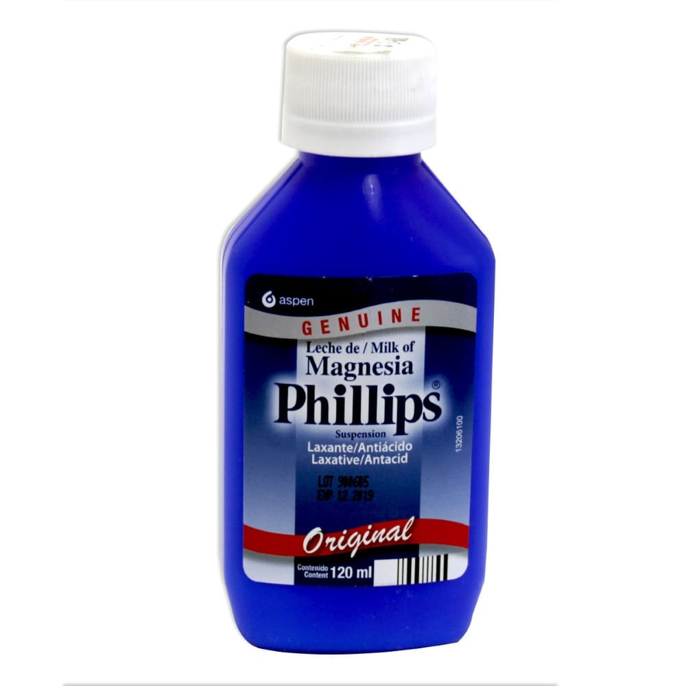 Leche de magnesia phillips original frasco x 120ml - Siman El Salvador