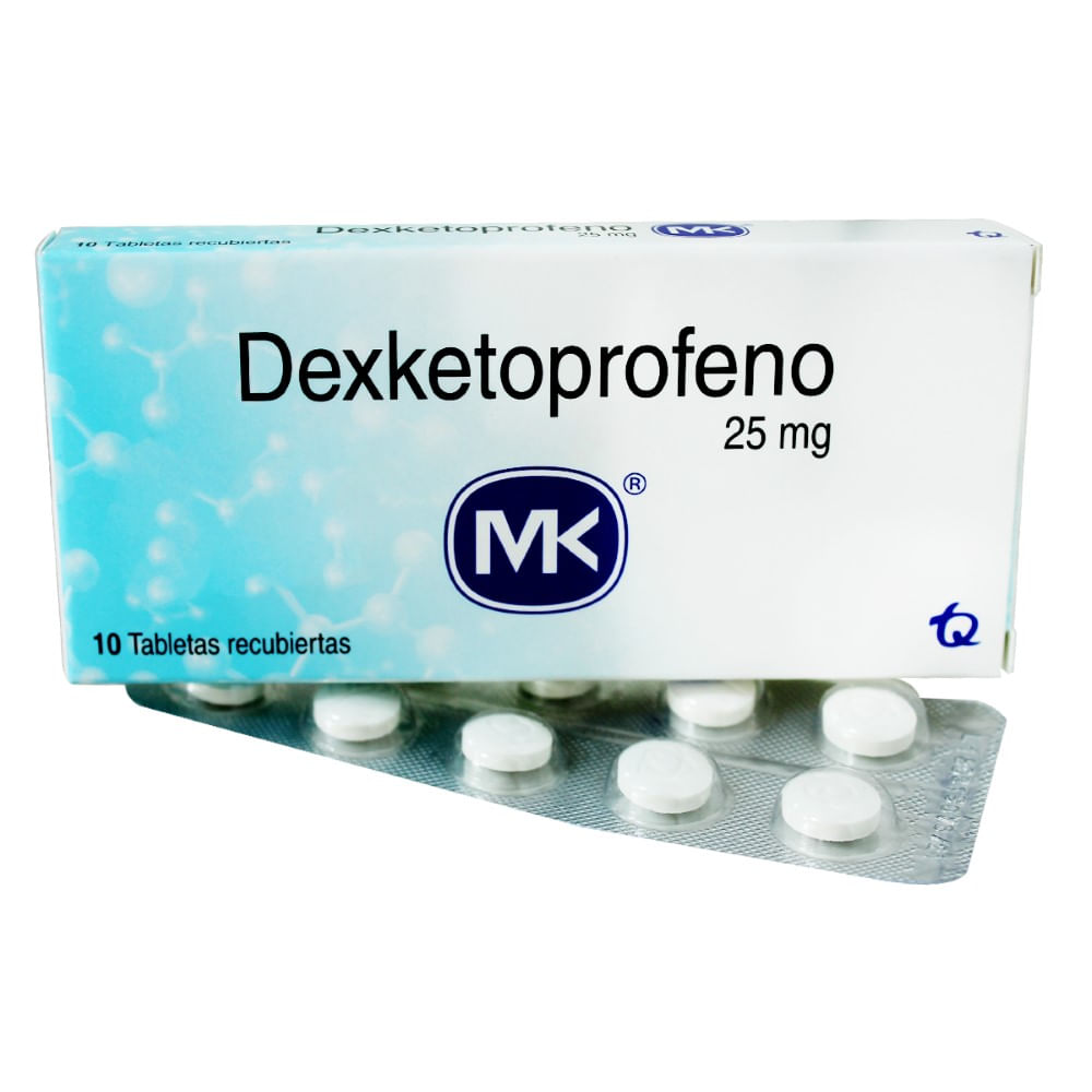 Dexketoprofeno mk 25mg x 10 tabletas