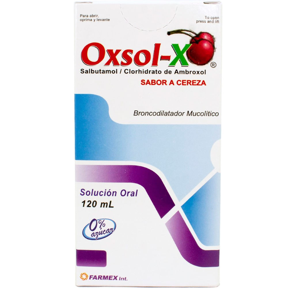 Oxsol-x solucion oral frasco x 120ml - Siman El Salvador