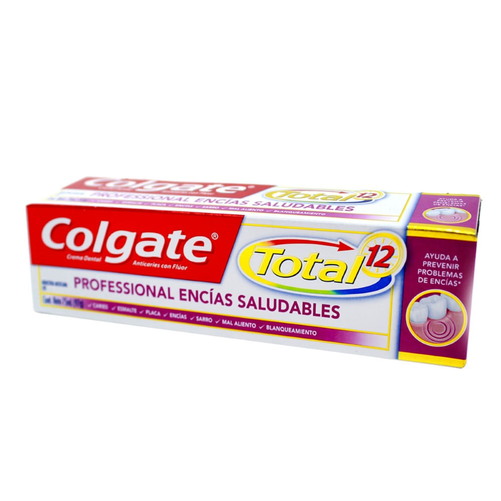 Crema dental colgate total encias saludables 75ml - Siman El Salvador