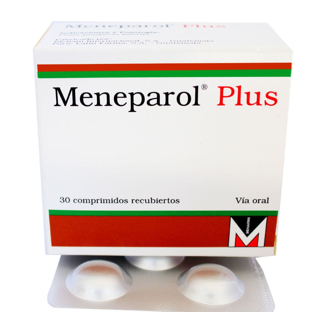 Meneparol plus x 30 comprimidos - Siman El Salvador