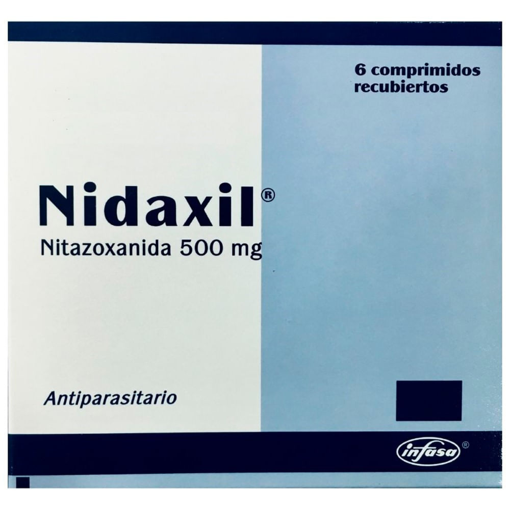 Nidaxil 500mg x 6 comprimidos - Siman El Salvador