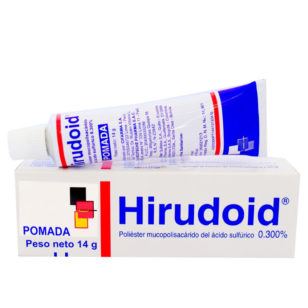 Hirudoid pomada tubo x 14 gramos