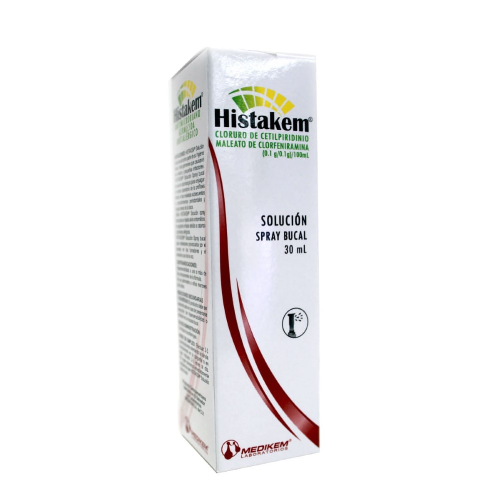 Histakem solucion spray bucal frasco x 30ml - Siman El Salvador