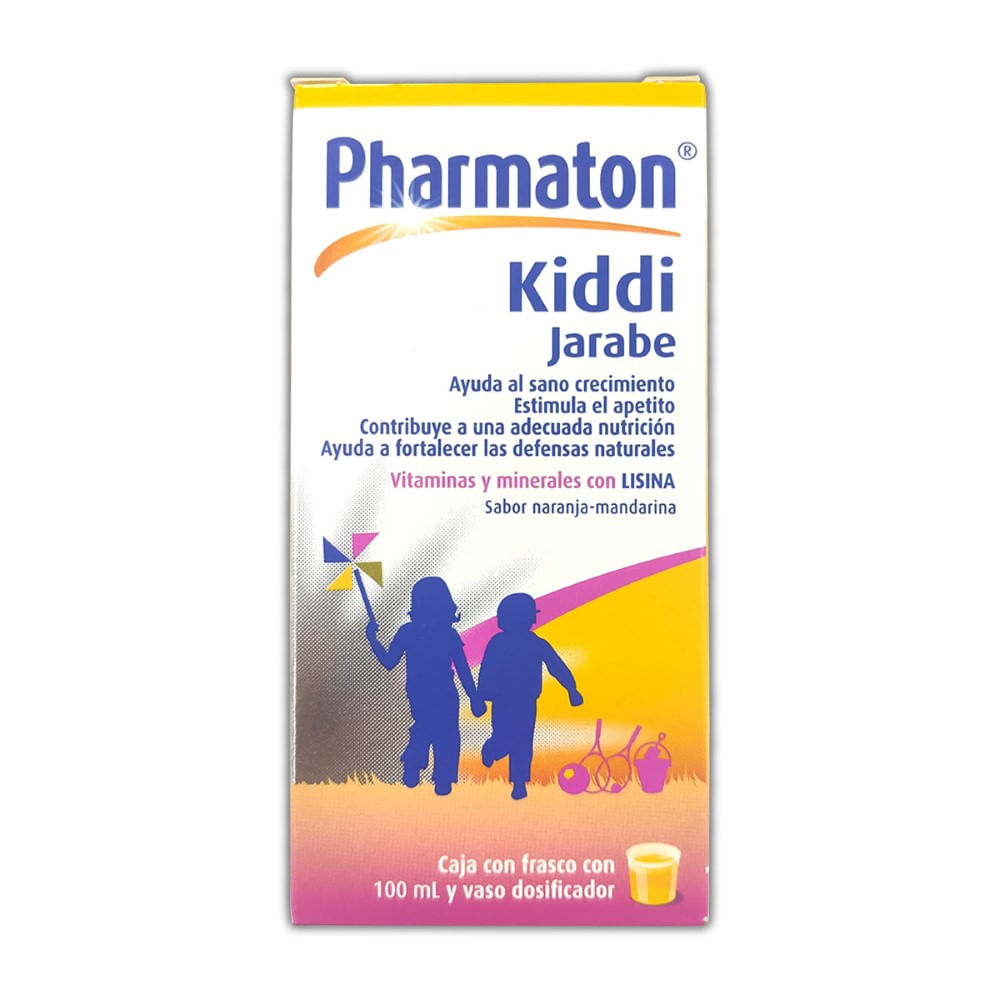 Kiddi pharmaton jarabe 100 ml - Siman El Salvador