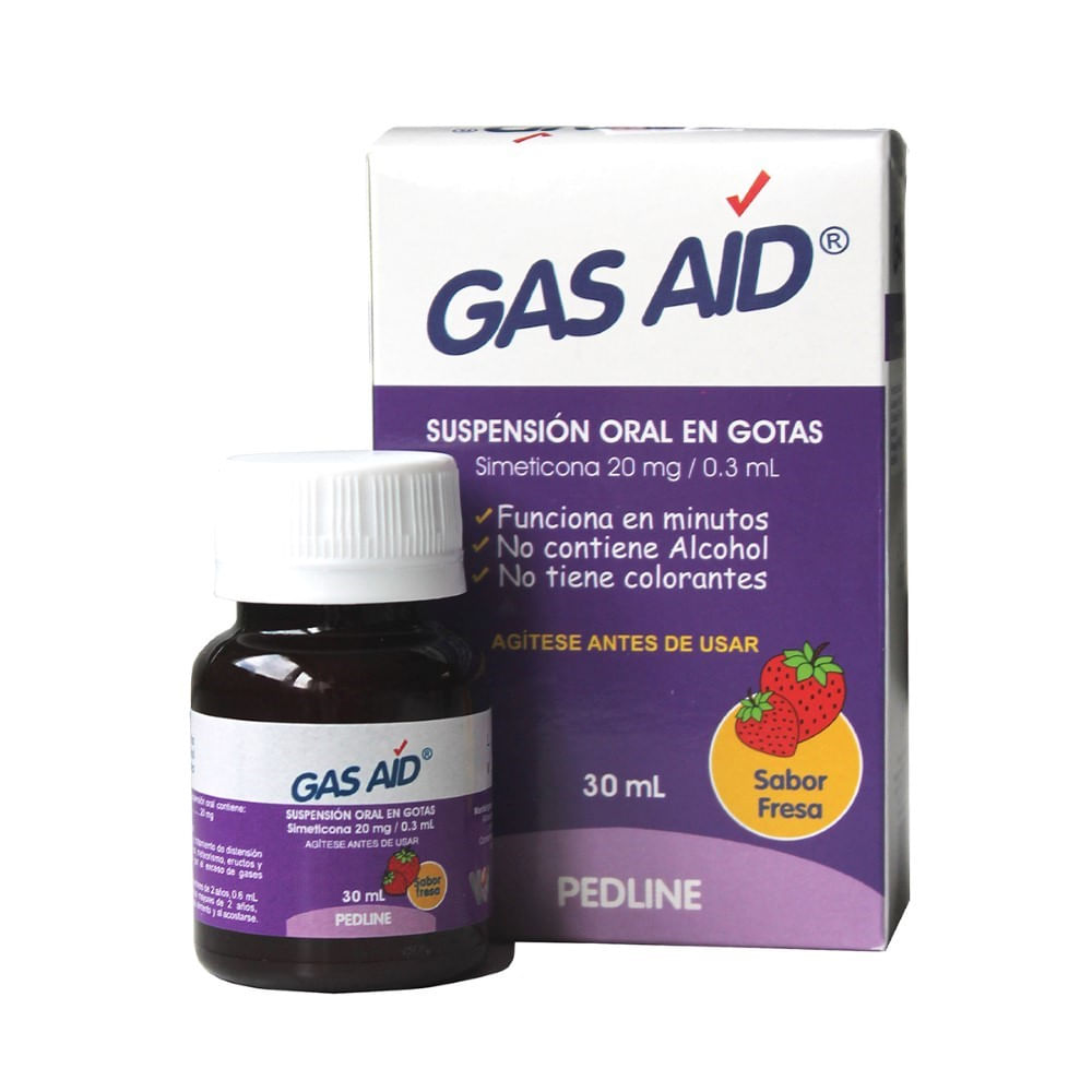 Gas aid gotas orales x 30 ml - Siman El Salvador