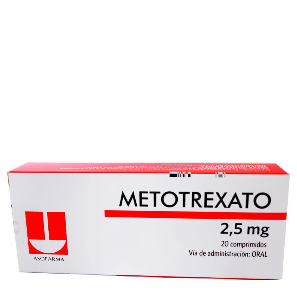 Metotrexato 2.5mg x 20 comprimidos - Siman El Salvador