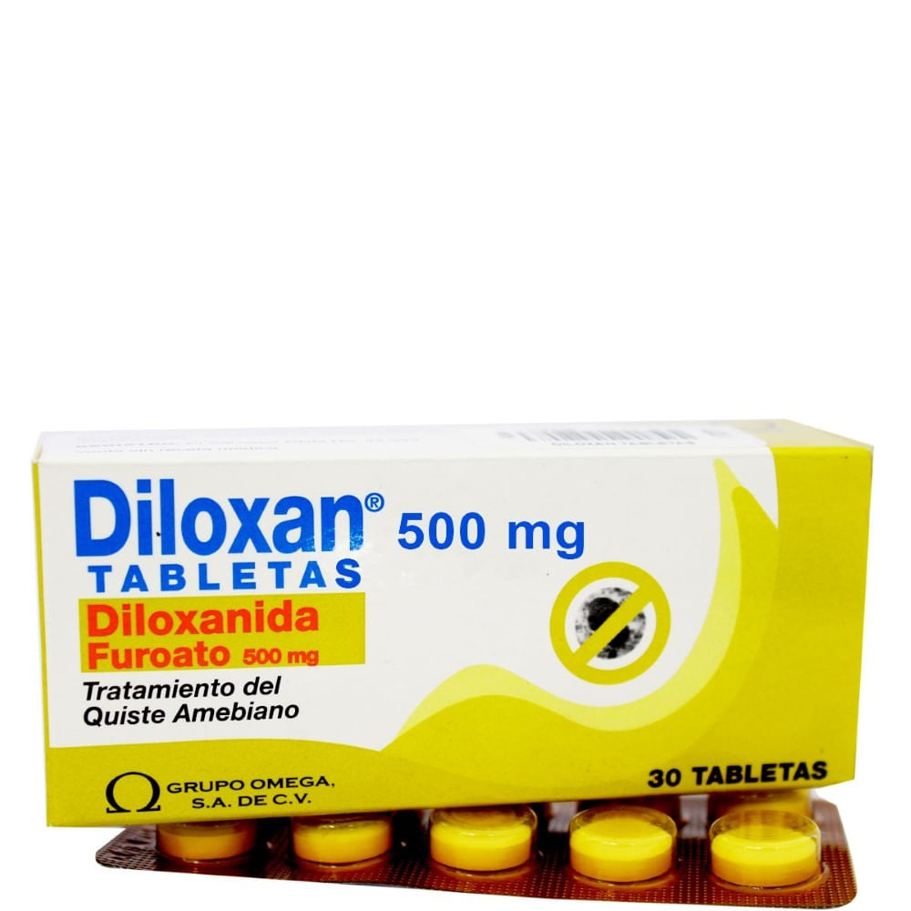 Diloxan 500mg x 30 tabletas