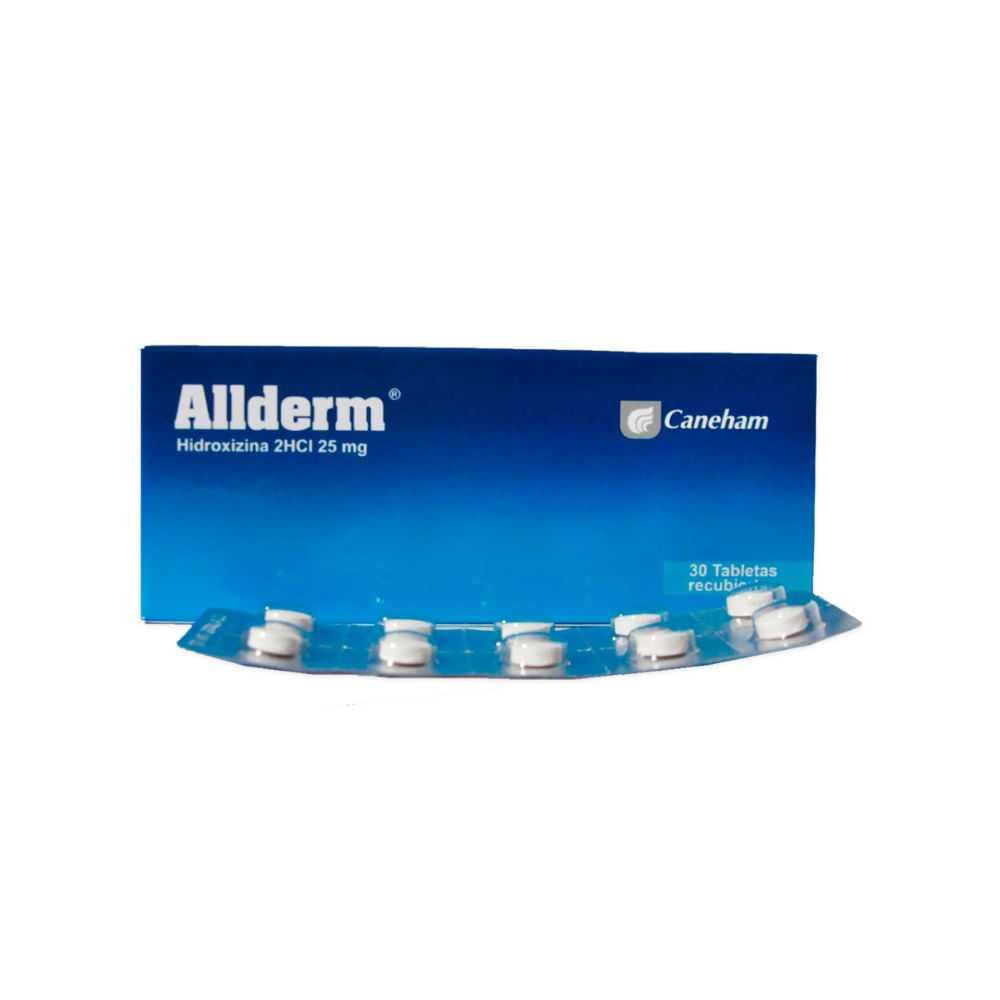 Allderm 25mg x 30 tabletas