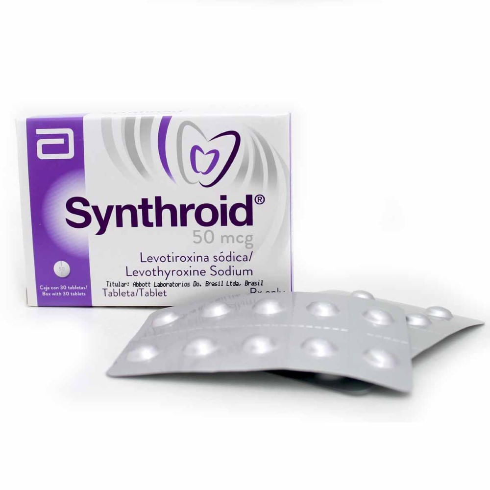 Synthroid 50mcg x 30 tabletas - Siman El Salvador