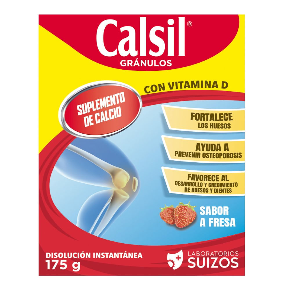 Calsil fresa granulado frasco x 175 gramos - Siman El Salvador