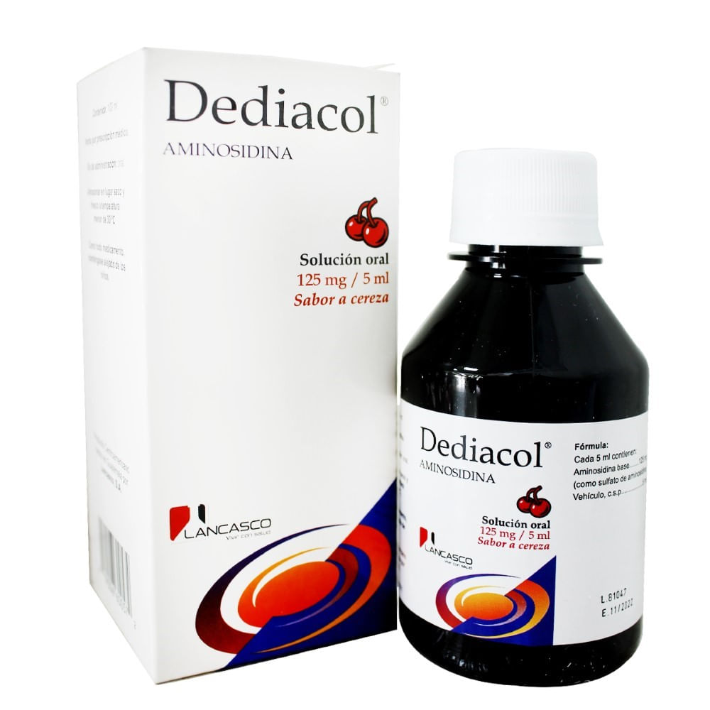 Dediacol 125mg/5ml suspension frasco x 100ml - Siman El Salvador