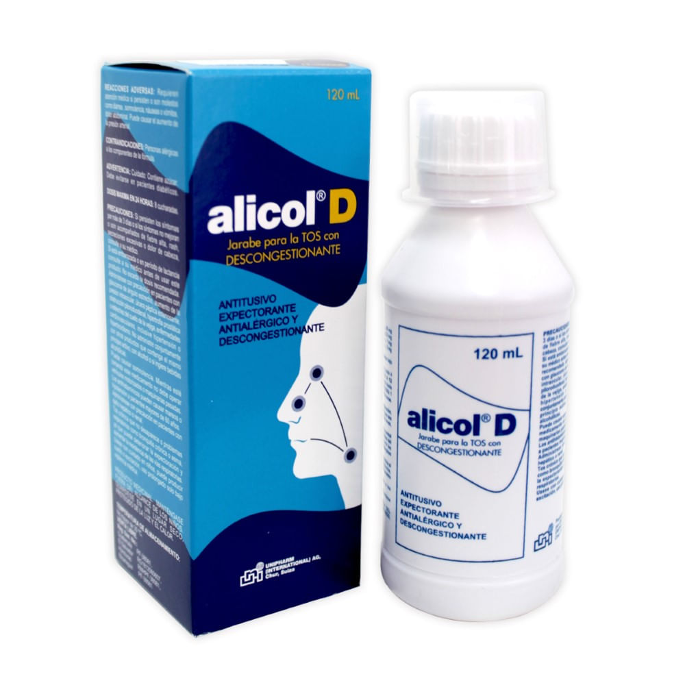 Alicol-d jarabe x 120 ml - Siman El Salvador