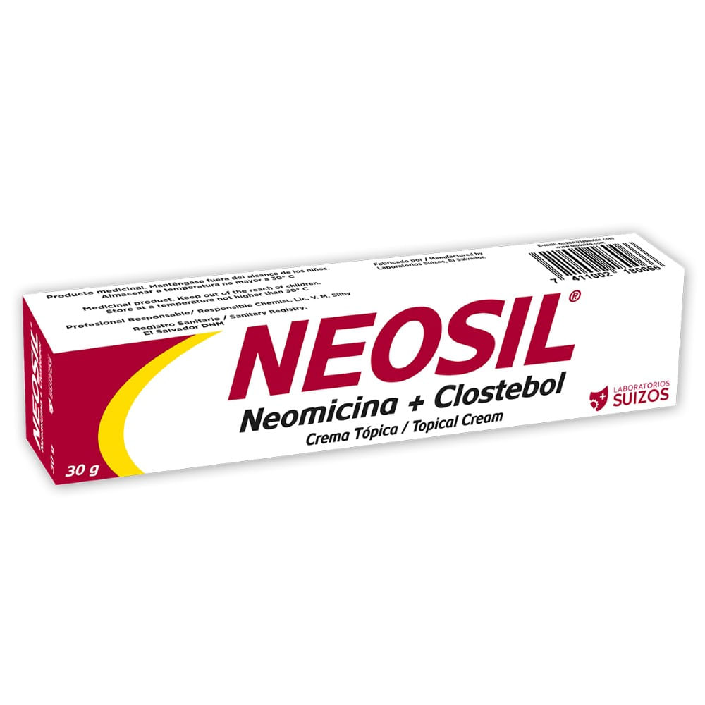 Neosil crema tubo 30 gramos - Siman El Salvador