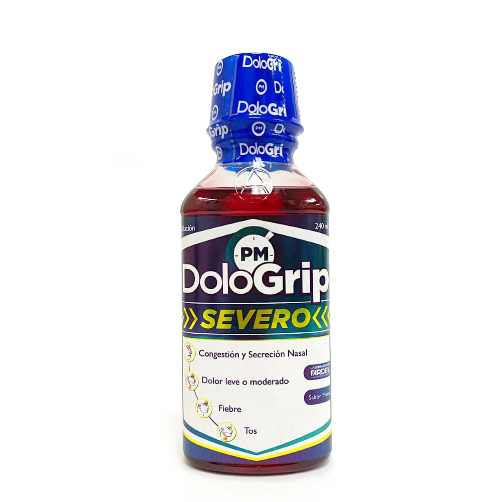 Dologrip pm severo solucion oral frasco x 240ml - Siman El Salvador