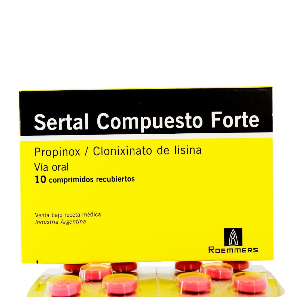 Sertal compuesto forte x 10 comprimidos