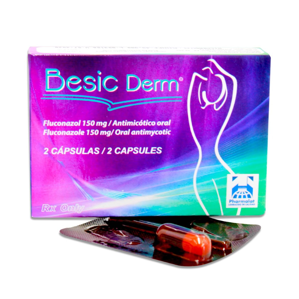Besic derm 150mg x 2 capsulas