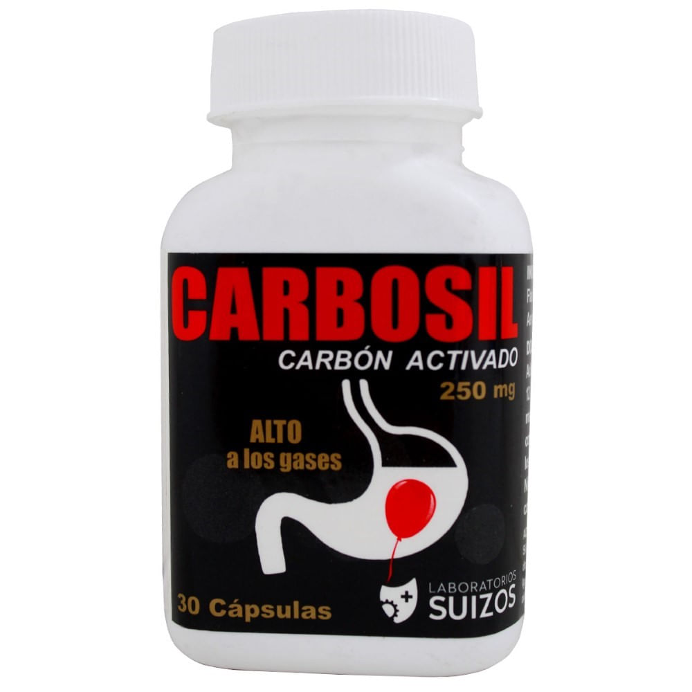 Carbosil 250mg x 30 capsulas - Siman El Salvador