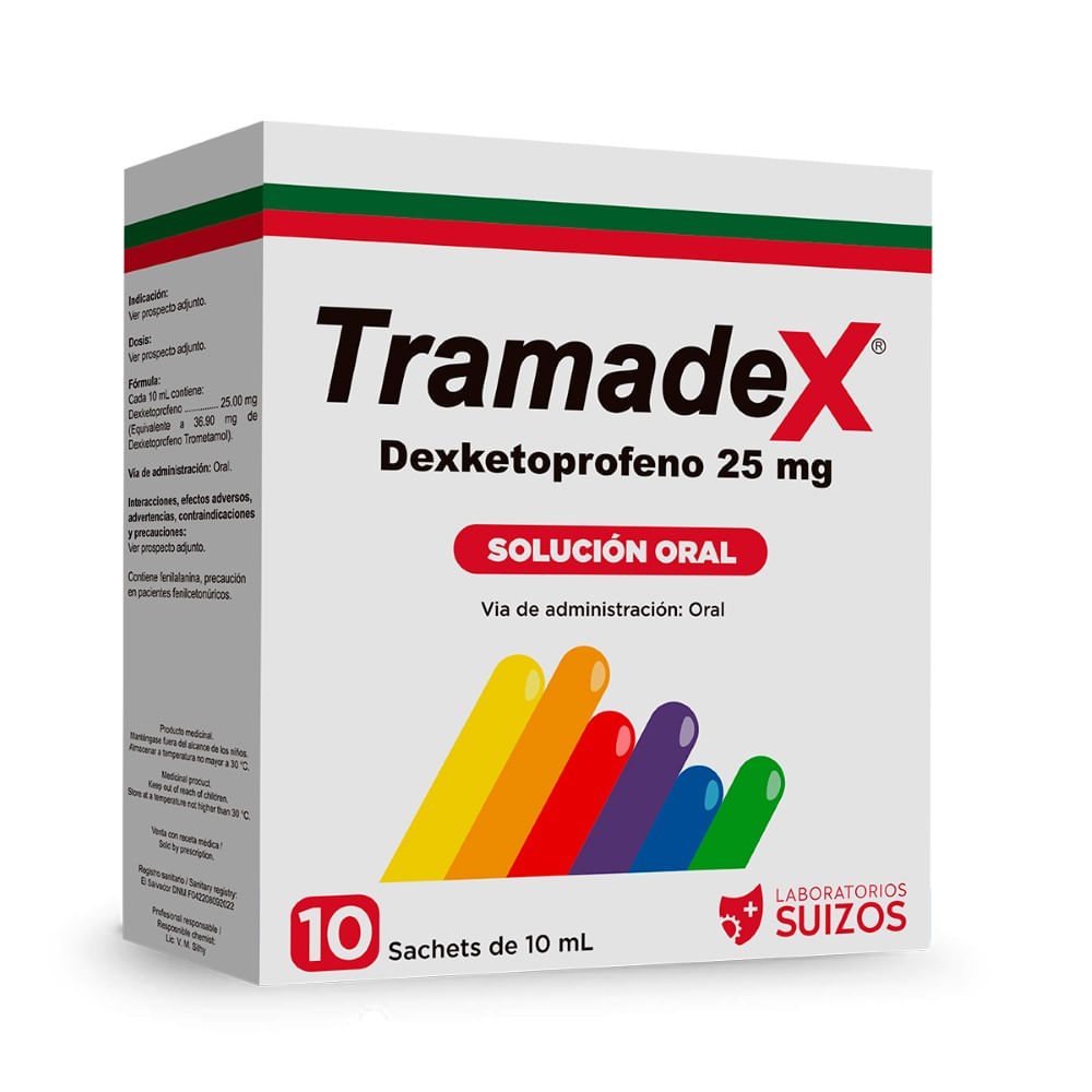 Tramadex 25mg solucion oral x 1 sachet de 10ml