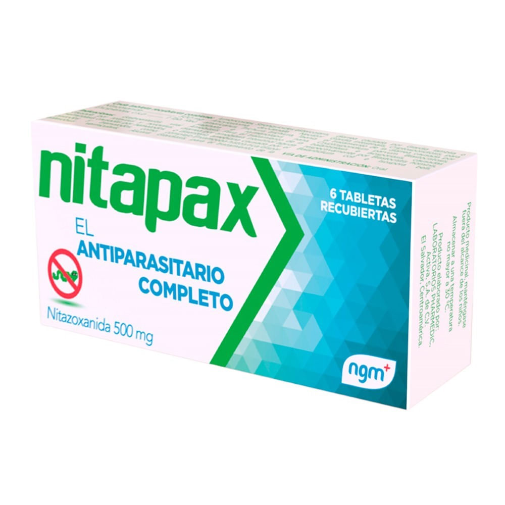 Nitapax 500 mg x 6 tabletas - Siman El Salvador