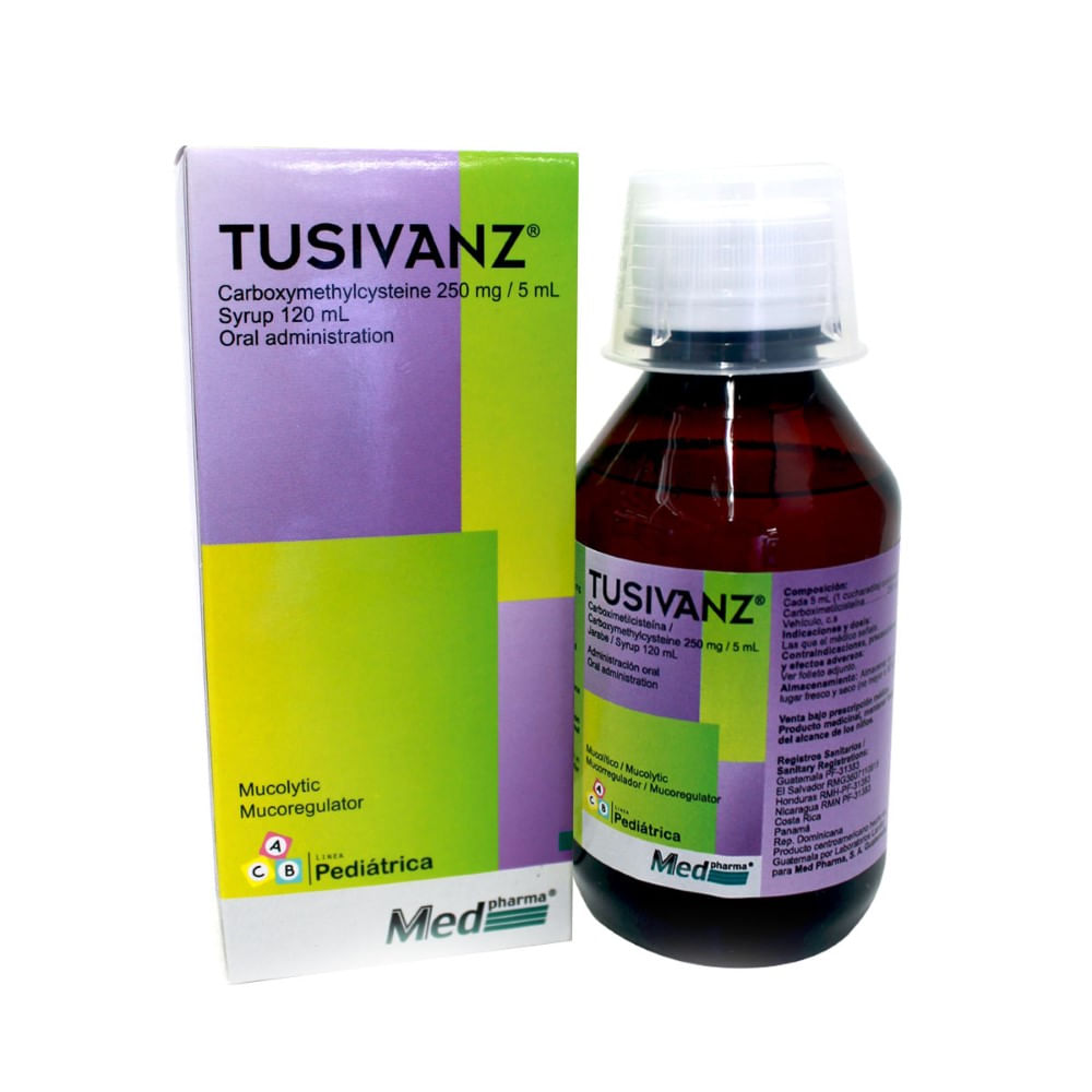 Tusivanz jarabe frasco x 120 ml