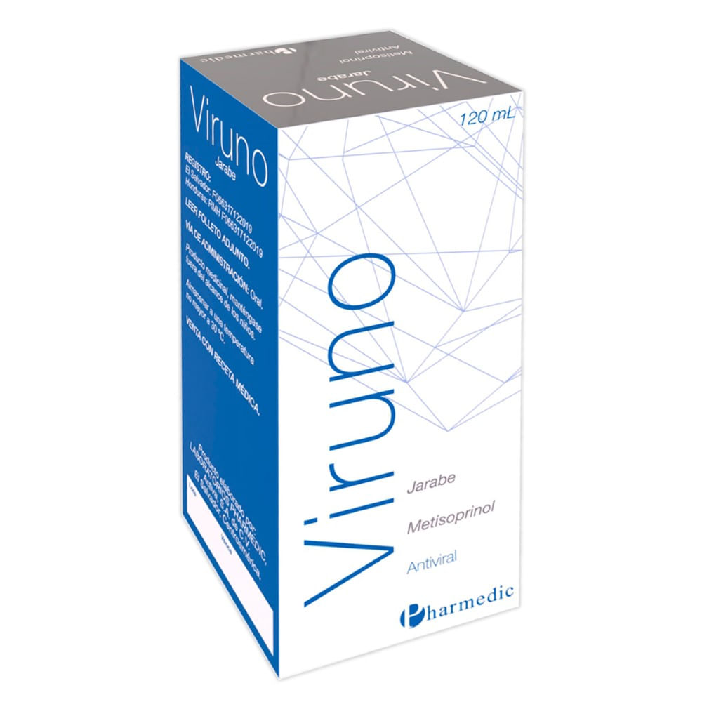 Viruno 250mg/5ml jarabe 120ml - Siman El Salvador