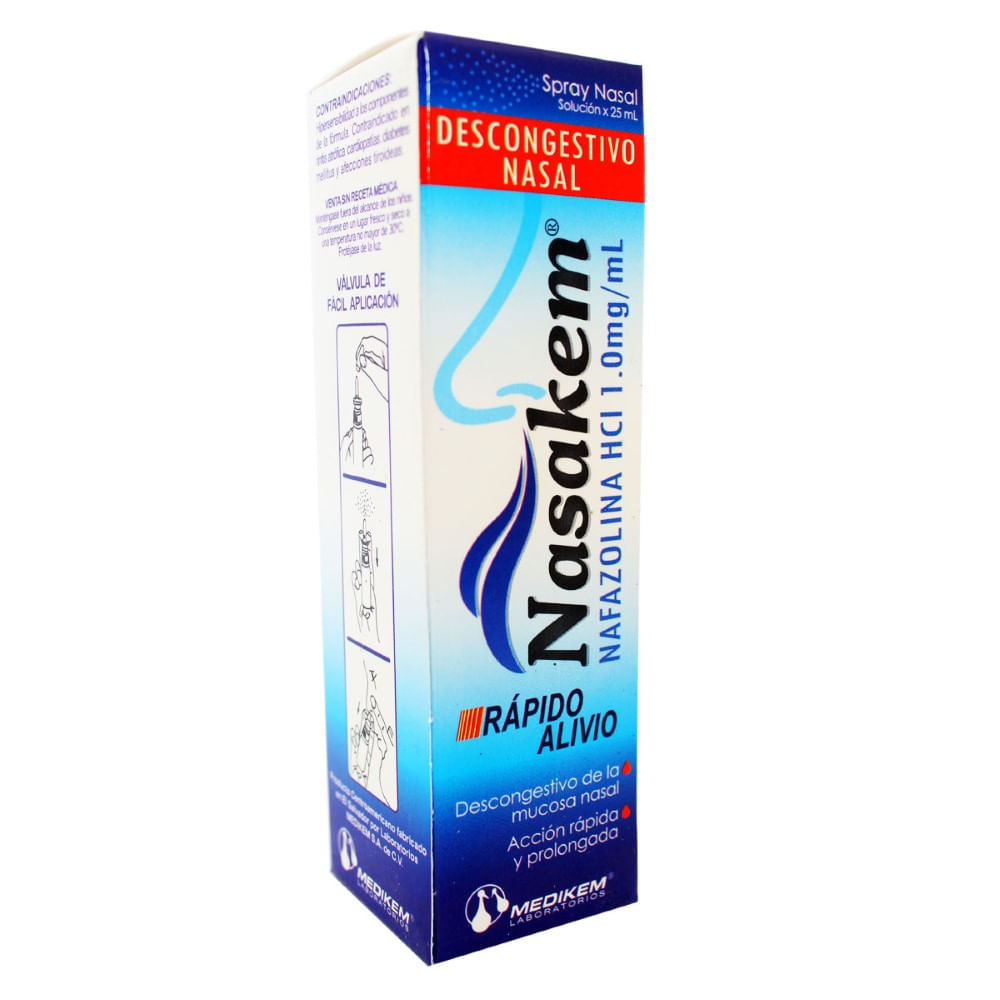 Nasakem spray nasal frasco x 25 ml - Siman El Salvador
