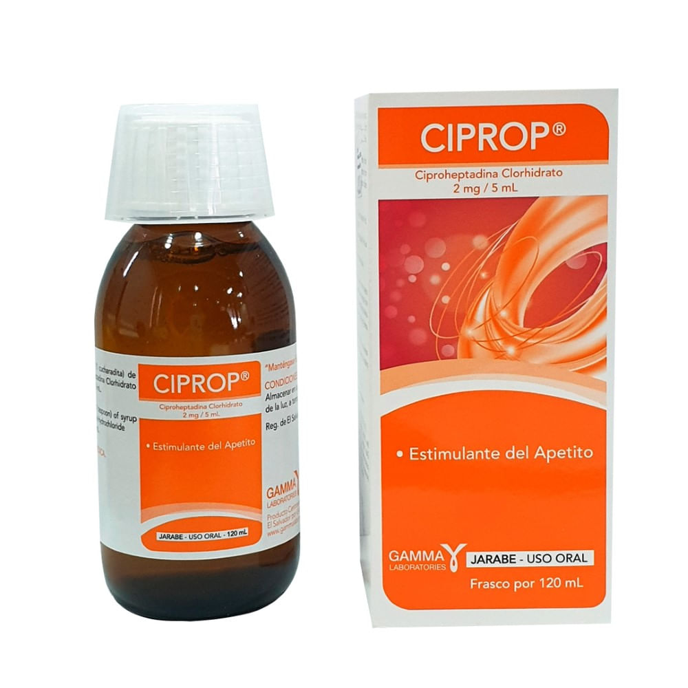 Ciprop 2mg/5ml jarabe frasco x 120ml - Siman El Salvador