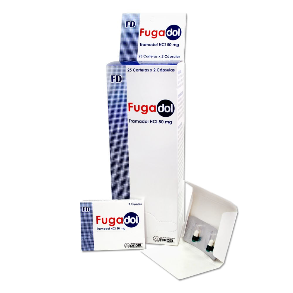 Fugadol 50mg x 1 cartera de 2 capsulas - Siman El Salvador