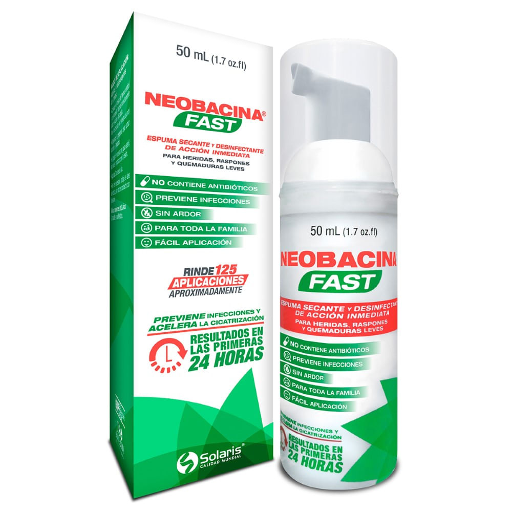 Neobacina fast tubo x 50 ml - Siman El Salvador