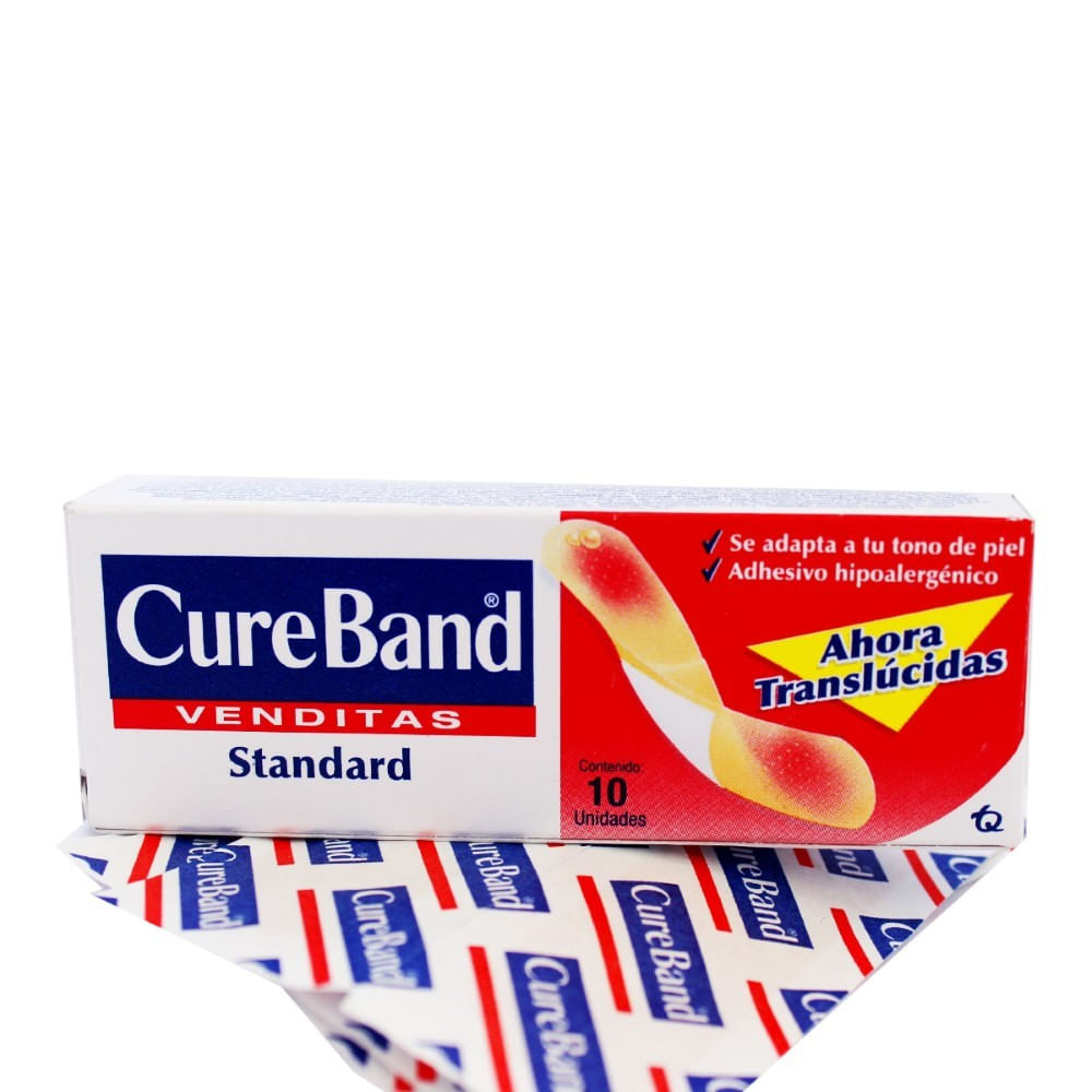 Curas cureband venditas adulto x 10 unidades - Siman El Salvador