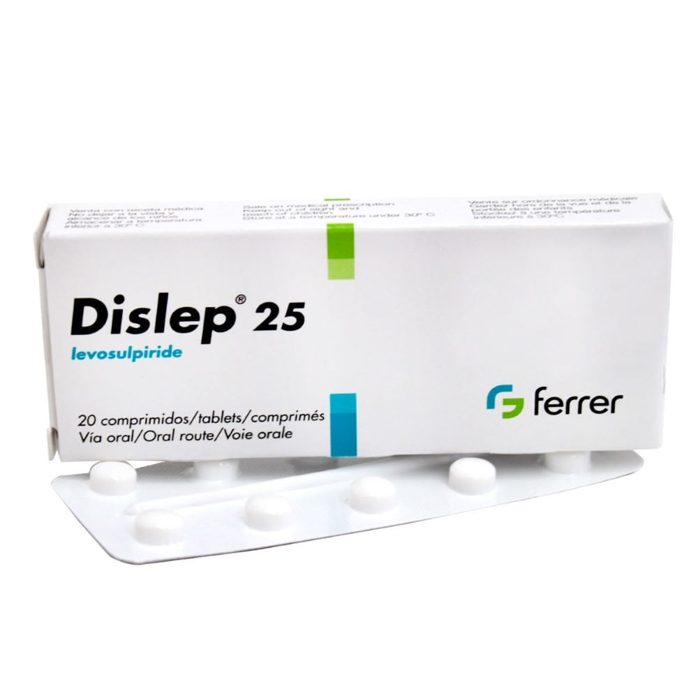 Dislep 25mg x 20 comprimidos - Siman El Salvador