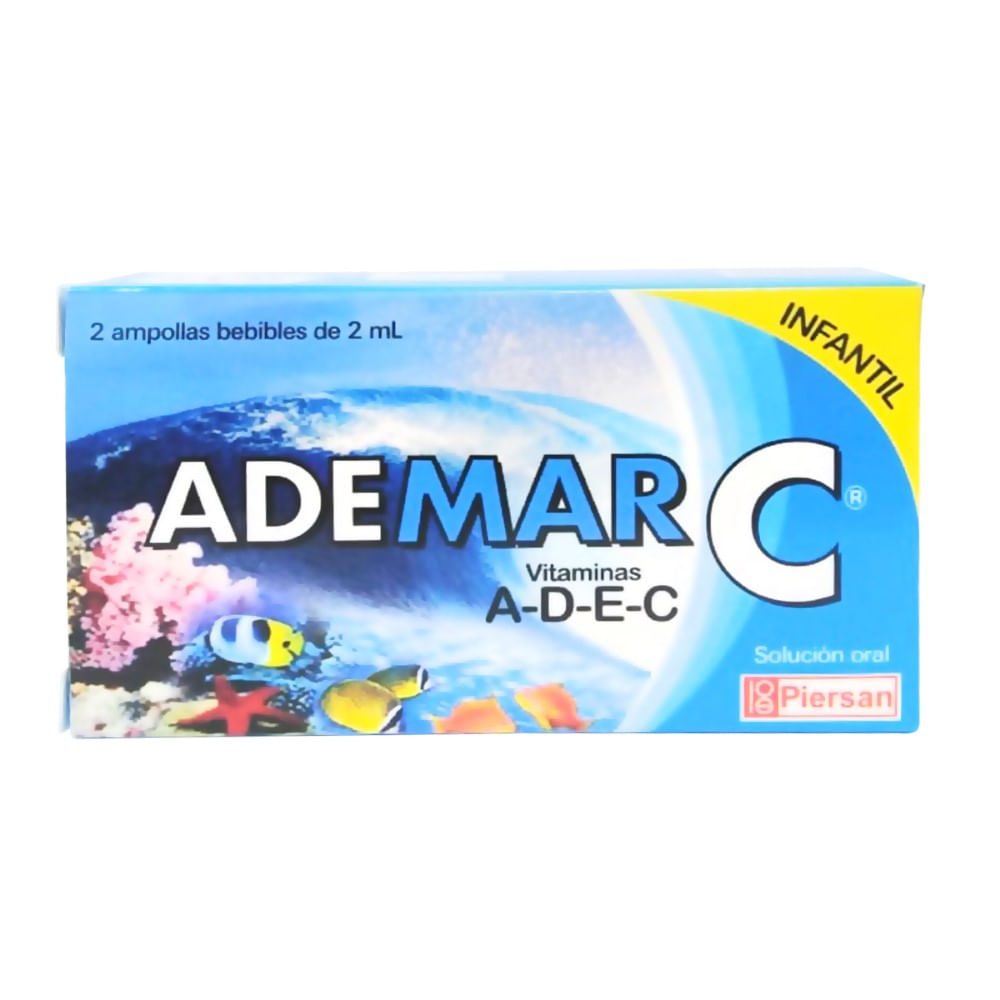 Ademar c infantil x 2 ampollas bebibles de 2 ml
