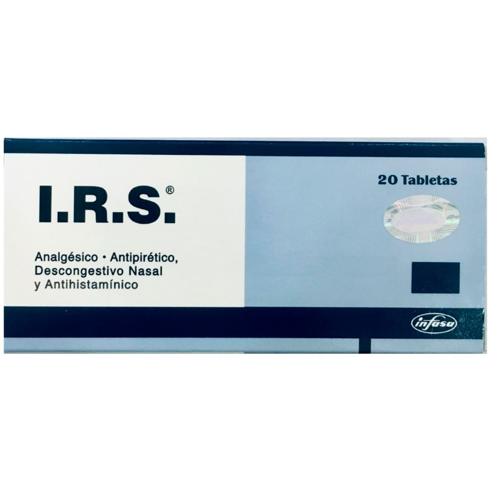 I.r.s. X 20 tabletas - Siman El Salvador