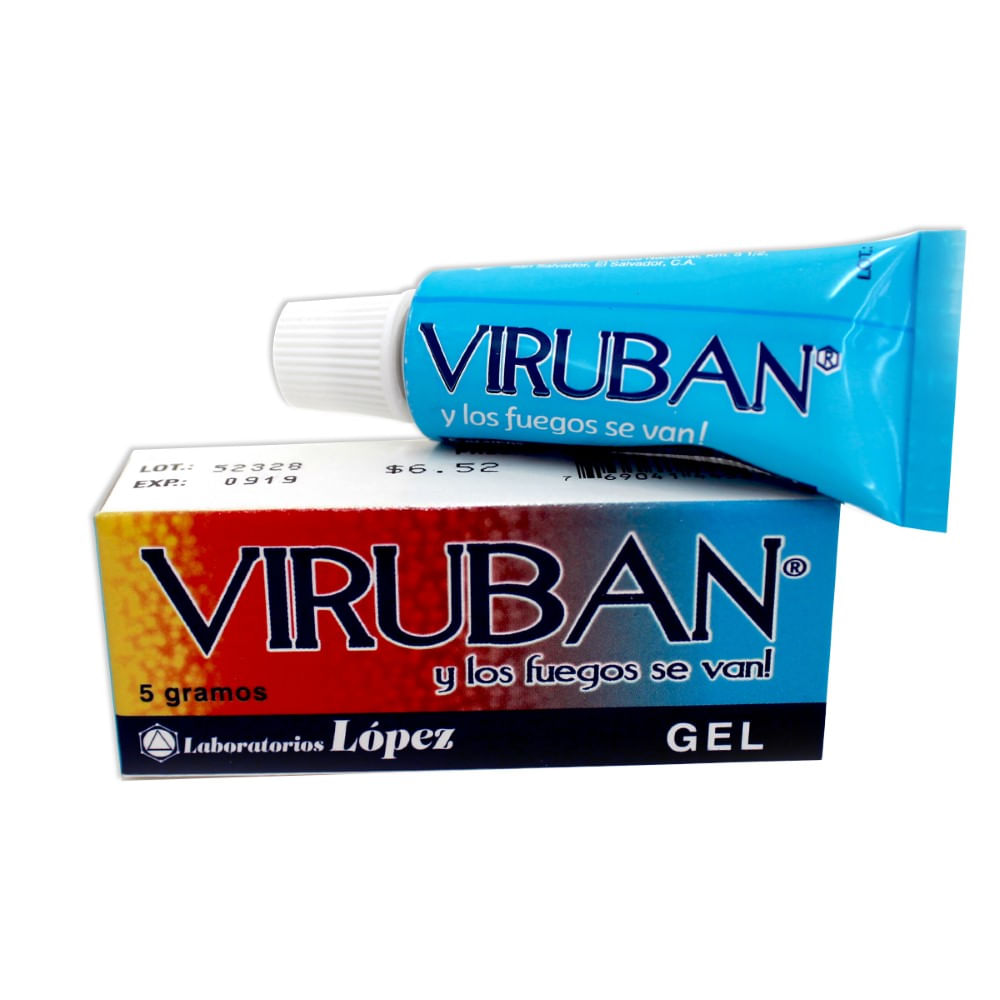 Viruban gel tubo x 5 gramos - Siman El Salvador