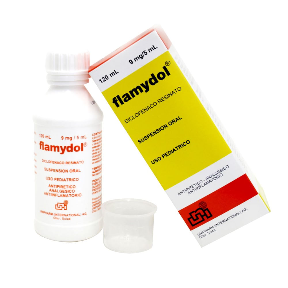Flamydol suspension 9mg/5ml frasco x 120ml - Siman El Salvador