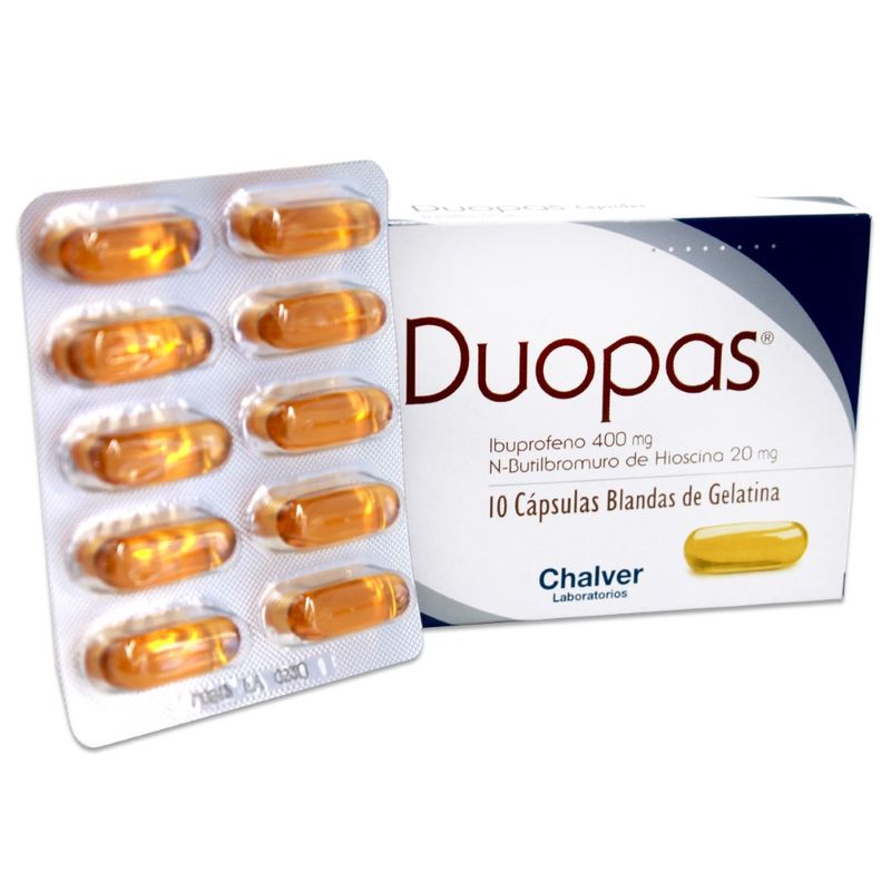 Duopas 400mg/20mg x 10 capsulas - Siman El Salvador