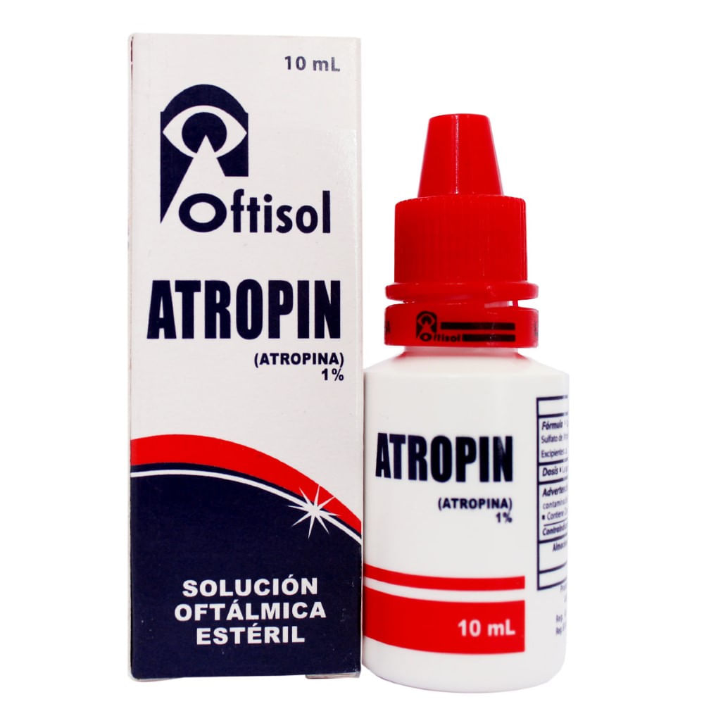 Atropin 1% solucion oftalmica frasco x 10ml - Siman El Salvador