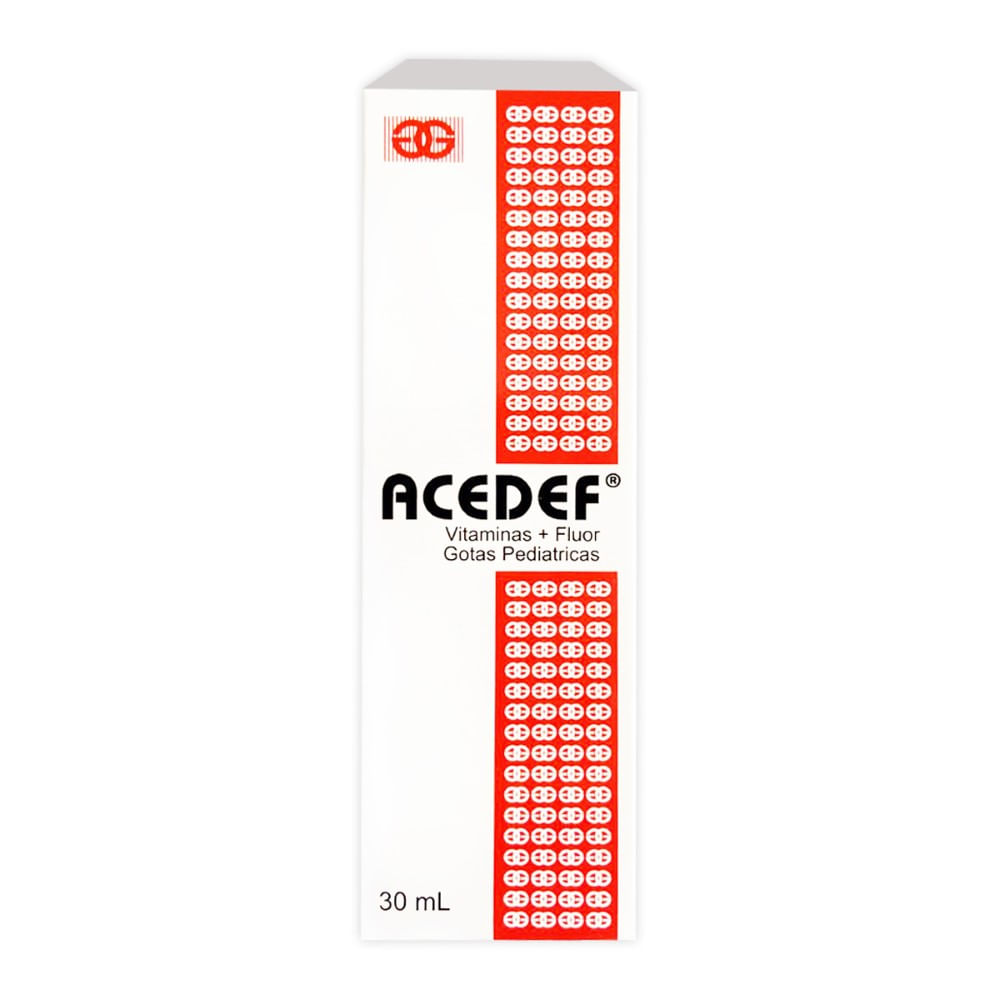 Acedef vitaminas + fluor gotas pediatricas 30ml - Siman El Salvador