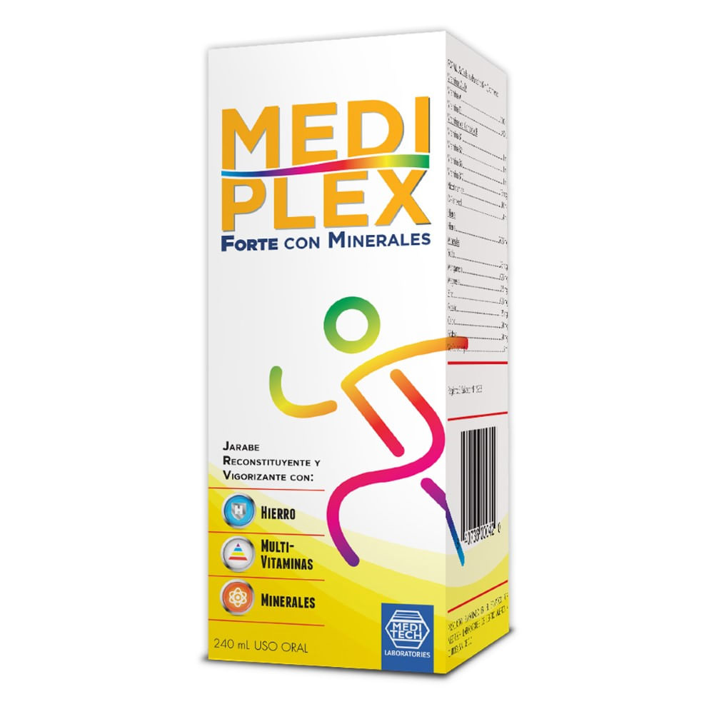 Mediplex forte jarabe frasco x 240ml - Siman El Salvador