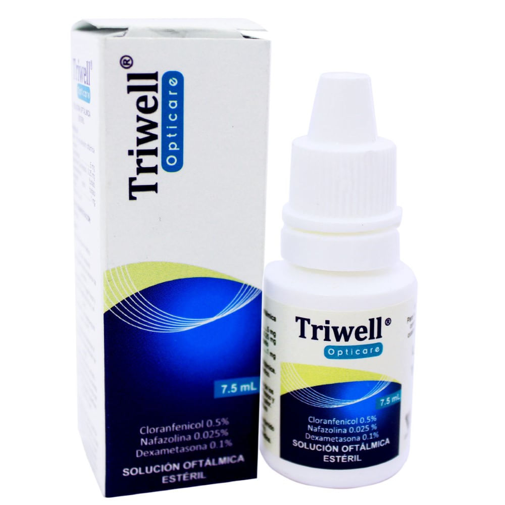 Triwell solucion oftalmica frasco x 7.5 ml