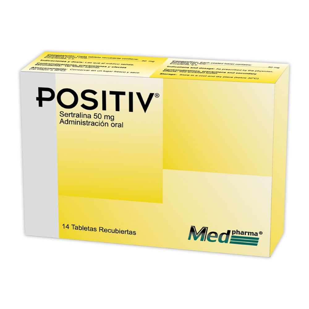 Positiv 50mg x 14 tabletas - Siman El Salvador