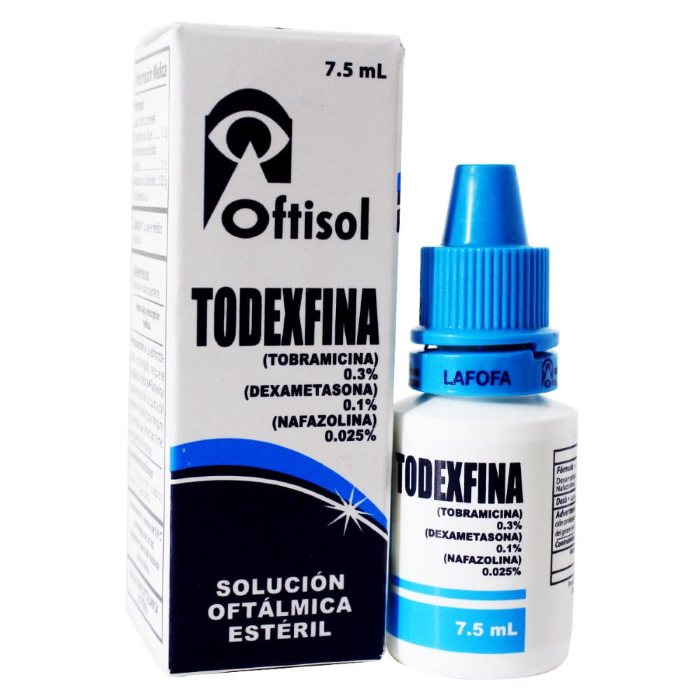 Todexfina solucion oftalmica frasco x 7.5 ml