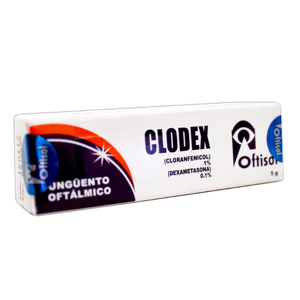 Clodex unguento oftalmico tubo 5 gramos